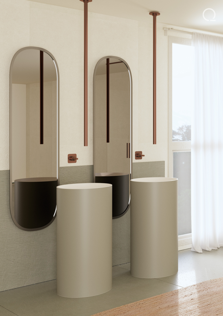 Podium | Totem – Bi-coloured - Quare | Bathroom Design & Solutions